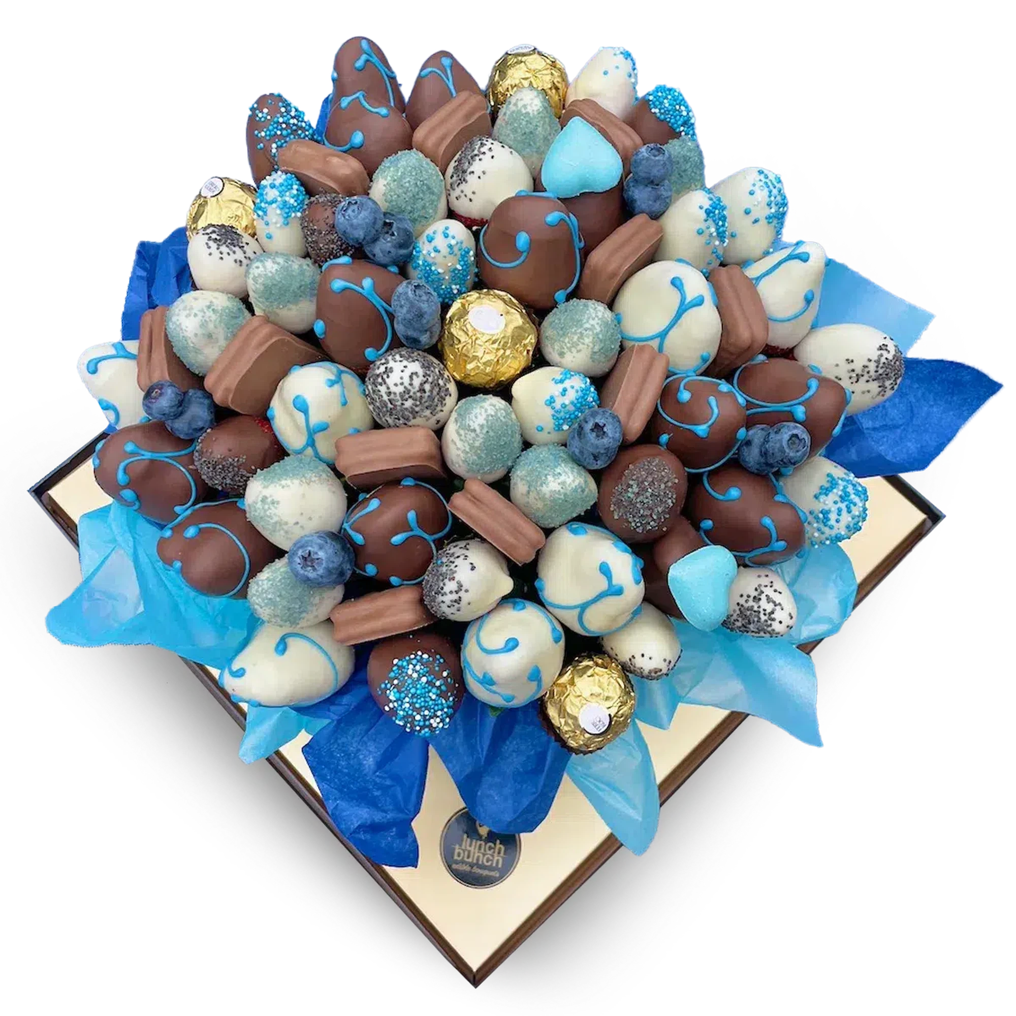 Blue Willow Chocolate Strawberry Bouquet