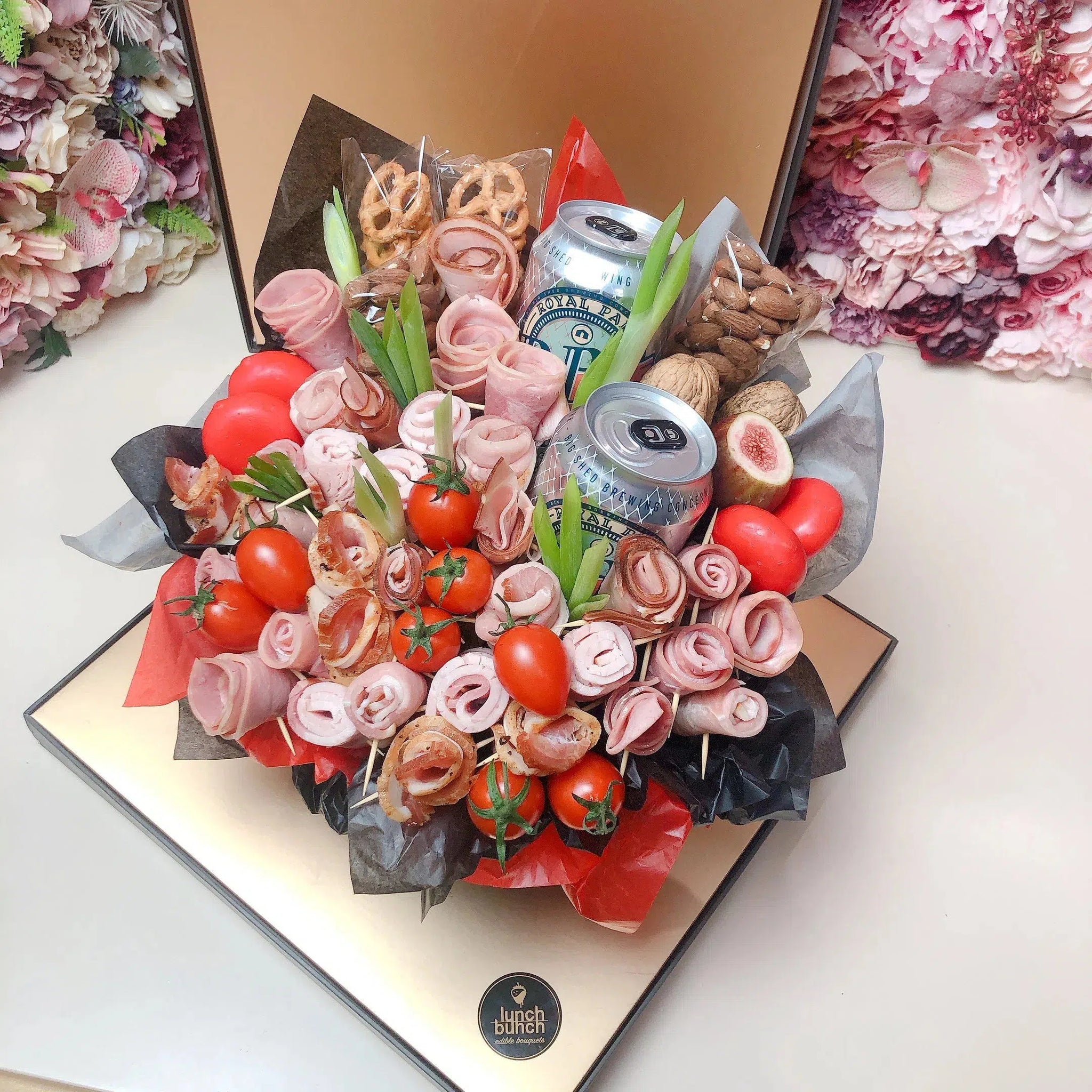 Delicious Pork Meat & Cheese Bouquet | Gourmet Gift Hampers Melbourne ...